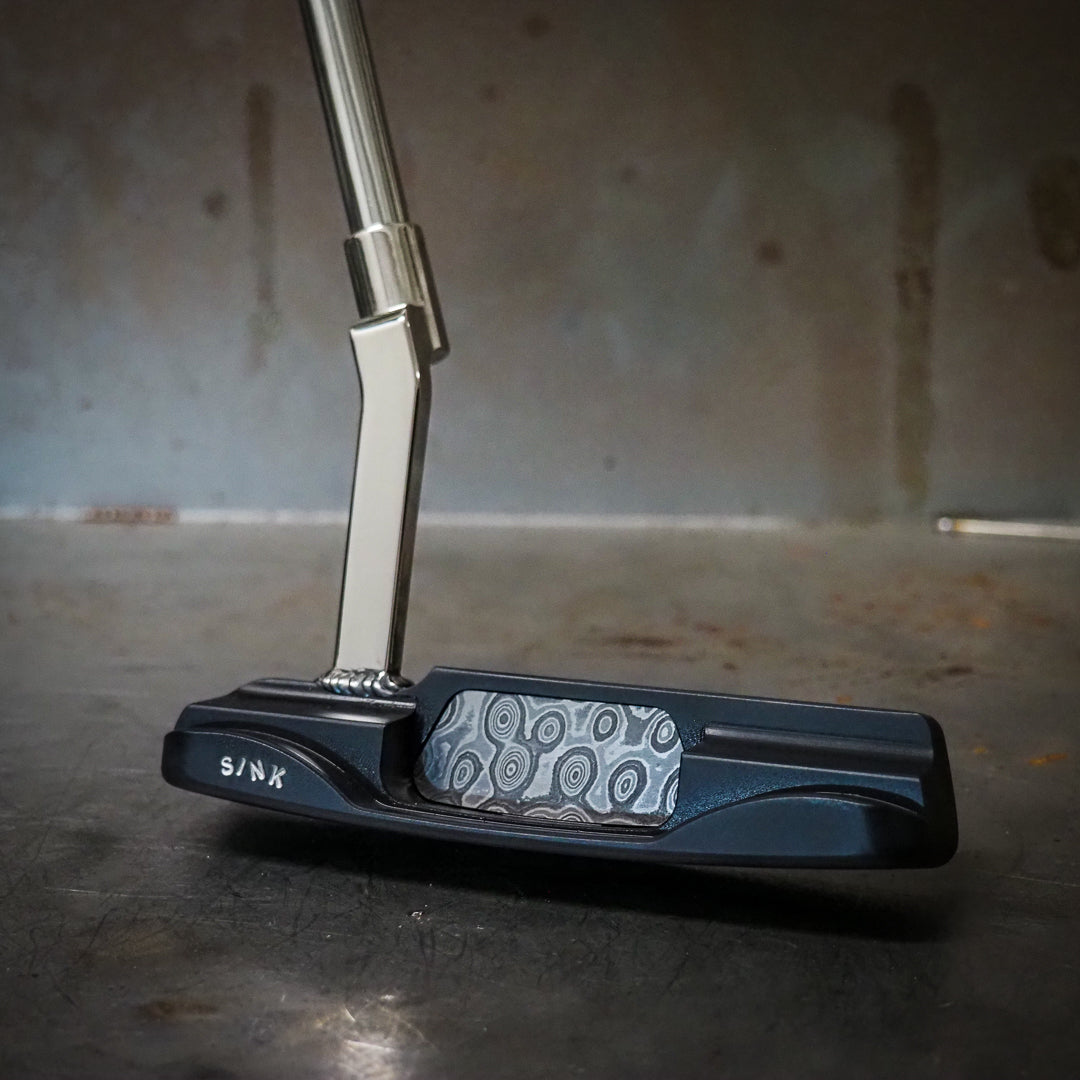 ACE 2.0 damascus steel – SINK GOLF| UK MILLED PUTTERS